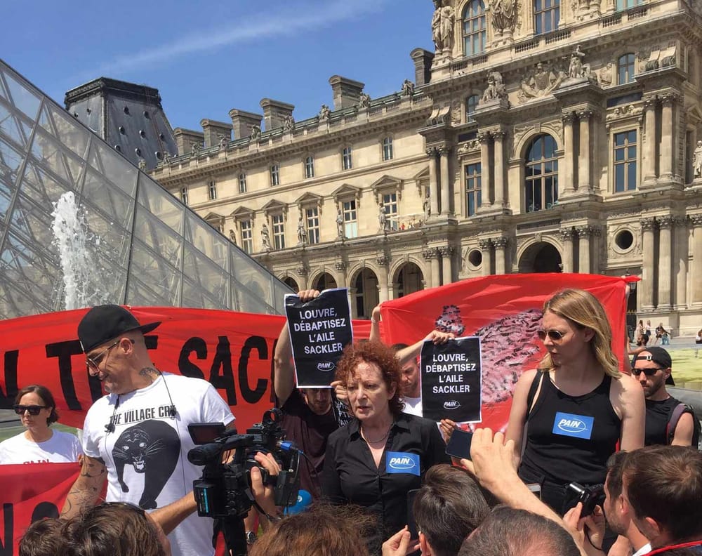 Pharma Protests Reach Paris, as Sackler PAIN Demands Louvre "Take Down ...