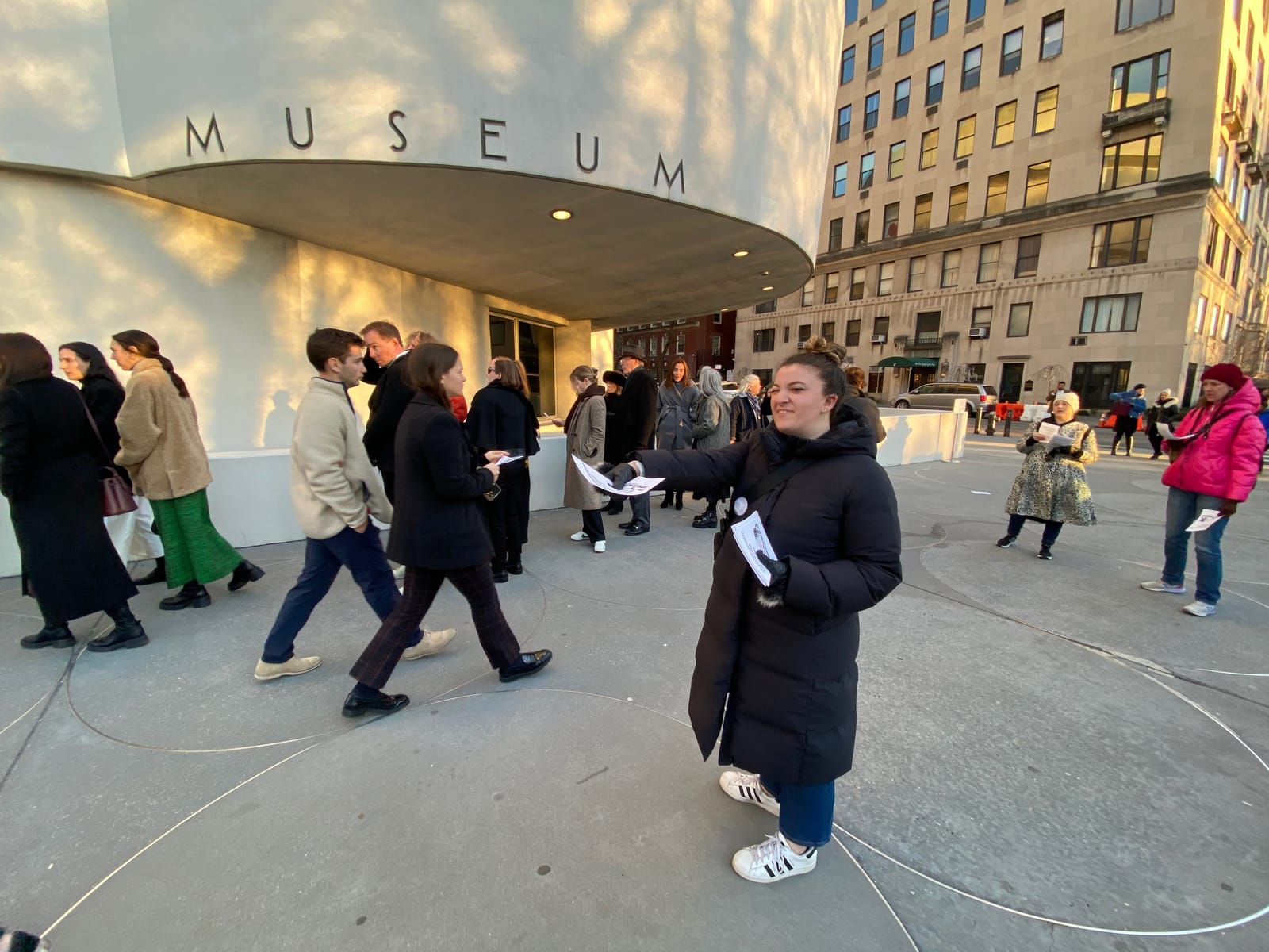 Guggenheim Museum Union Rallies at VIP Opening